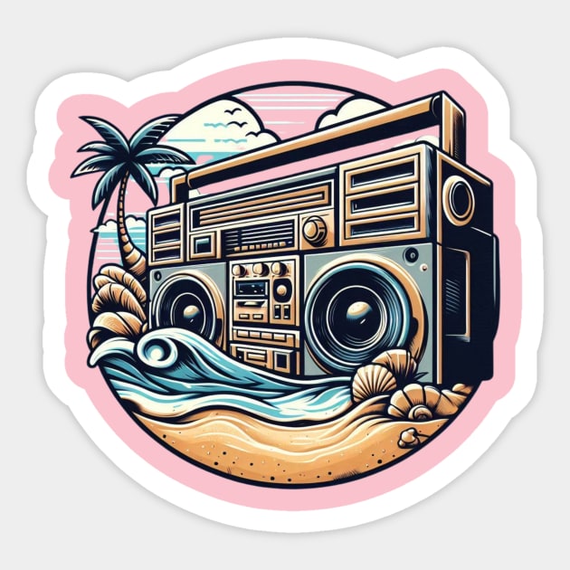 Boombox beach: Classic Boombox at the Beach - Summer Hip Hop Style ...