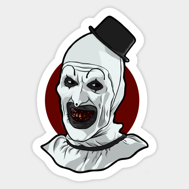 Art the Clown - Terrifier - Sticker | TeePublic