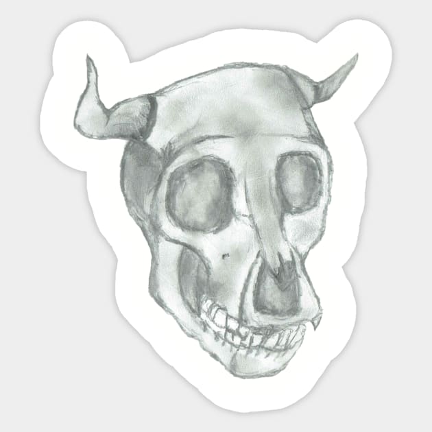 Minotaur Skull - Minotaur - Sticker | TeePublic