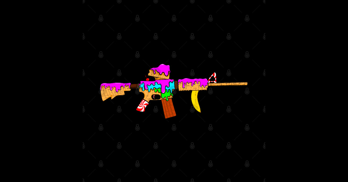 Pew pew pop - Guns - Sticker | TeePublic
