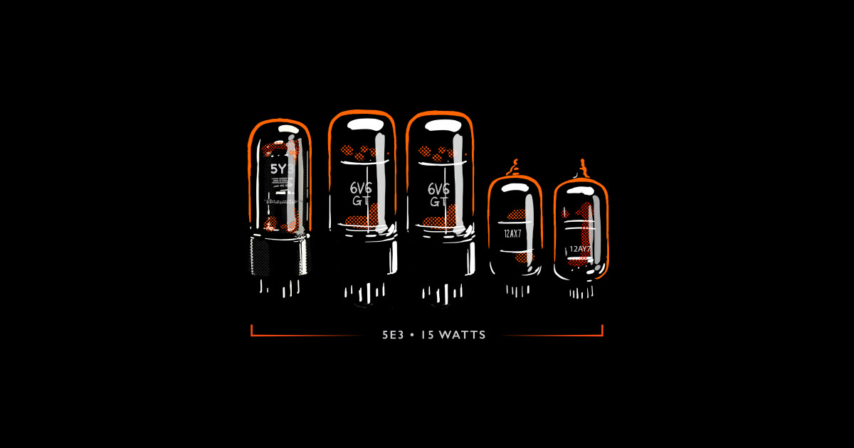 All hail the 5E3 tube amp - Tube Amp - Posters and Art Prints | TeePublic