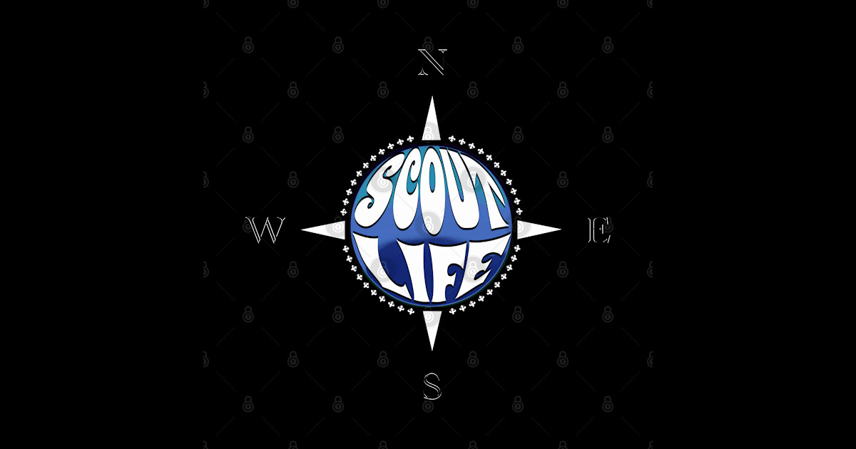 Scout Life compass scouts class B - Scout Life - Sticker | TeePublic