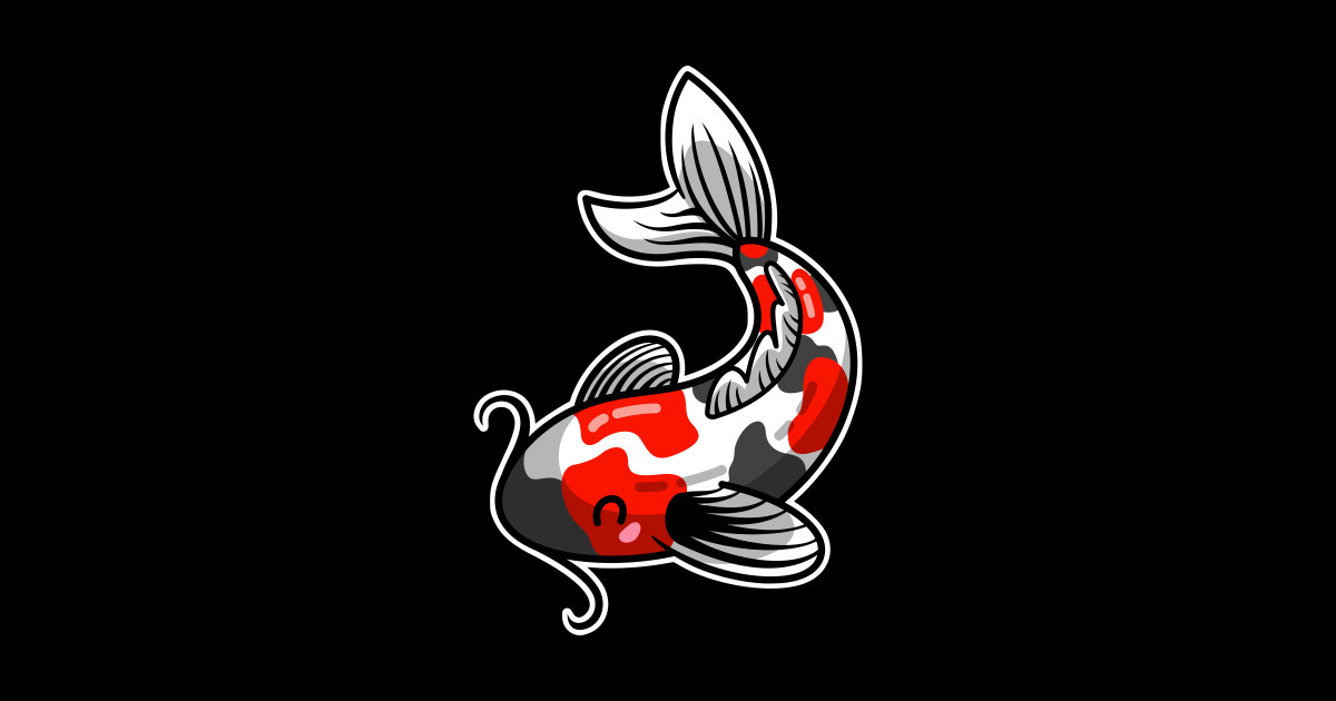 Kawaii Cute Japanese Koi Carp Fish - Koi Fish - Magnet | TeePublic