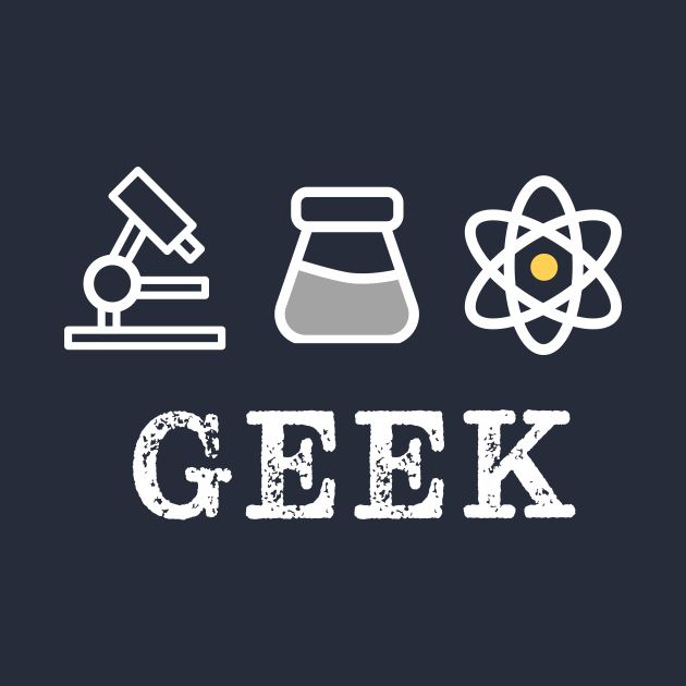 Proud Geek Science Retro - Geek - T-Shirt | TeePublic