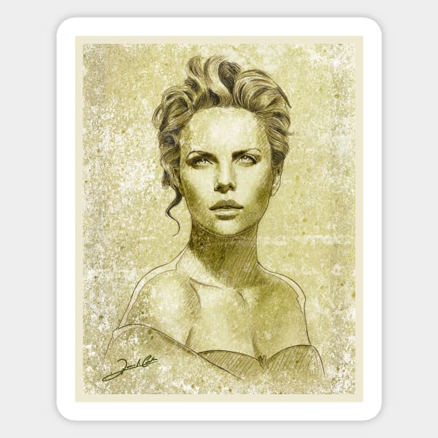 Charlize - Actress - Sticker | TeePublic