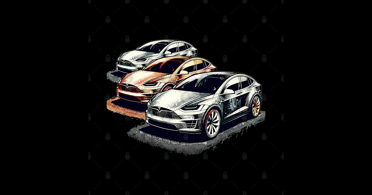 Tesla Model X - Tesla - Sticker | TeePublic