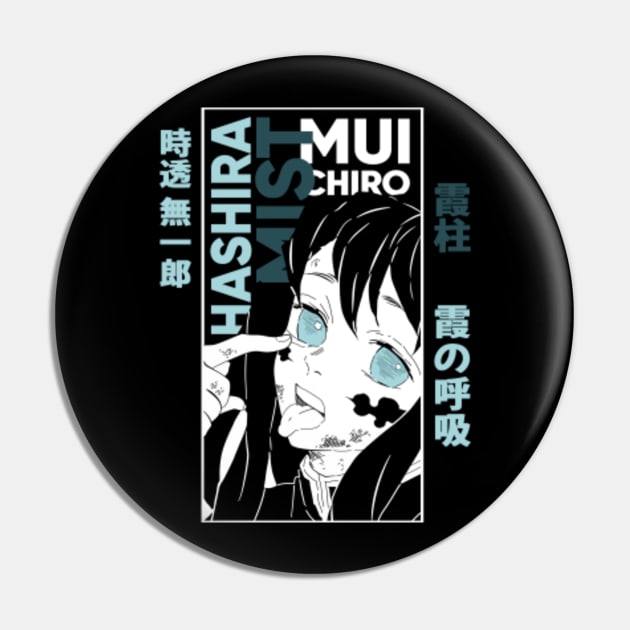 Muichiro l Demon slayer anime - Demon Slayer - Pin | TeePublic