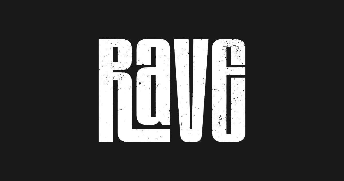 Bold rave music logo design - Rave Music - T-Shirt | TeePublic