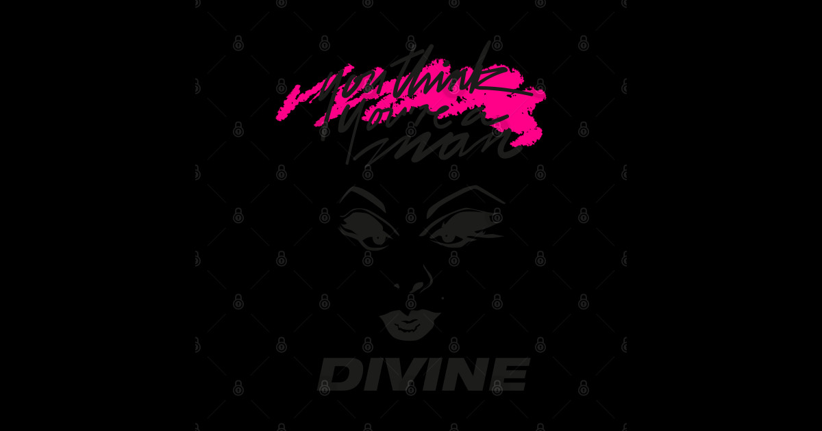 DIVINE 80S RETRO STYLE - Divine - Sticker | TeePublic