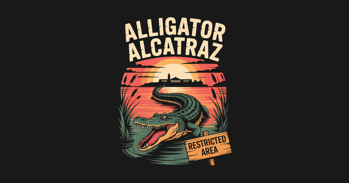 Funny Meme Alligator Alcatraz Shirt Alligator Alcatraz Men T-Shirt 5 ...