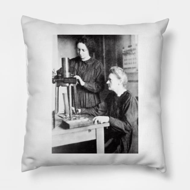 Portrait of Marie & Irene Curie, French physicists (H403/0230) - Marie ...