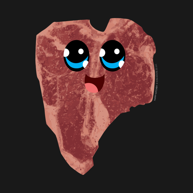 Happy Meat - Meat - T-Shirt | TeePublic