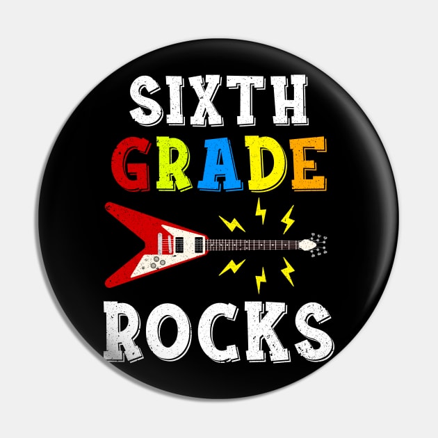 Sixth Grade Rocks Teacher Student Kid Back To School - 6th Sixth Grade ...
