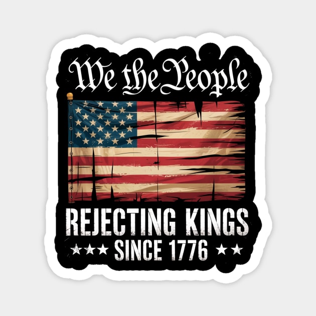 Rejecting Kings Since 1776 Patriotic Usa Flag - Rejecting Kings ...