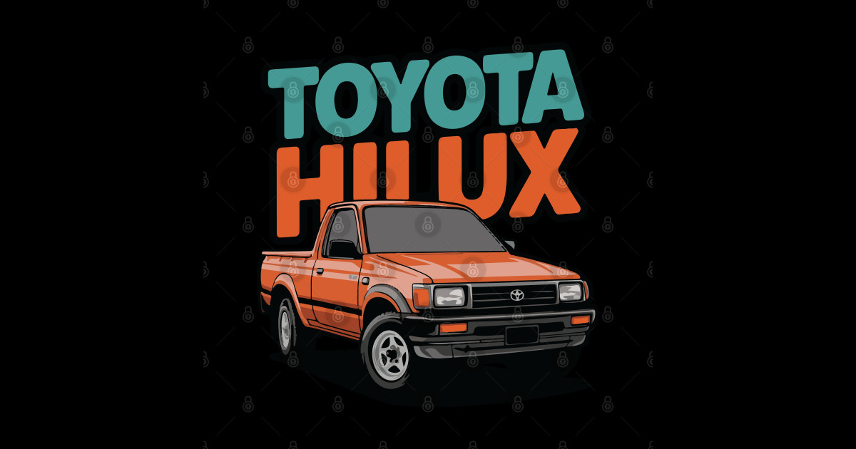 Toyota Hilux Monster Truck Funny Gift - Hilux - Sticker | TeePublic
