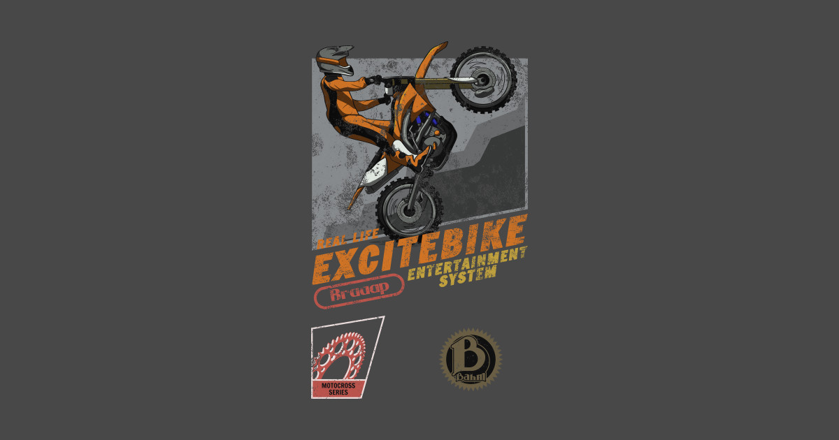 Real Life Excitebike - Excitebike - T-Shirt | TeePublic