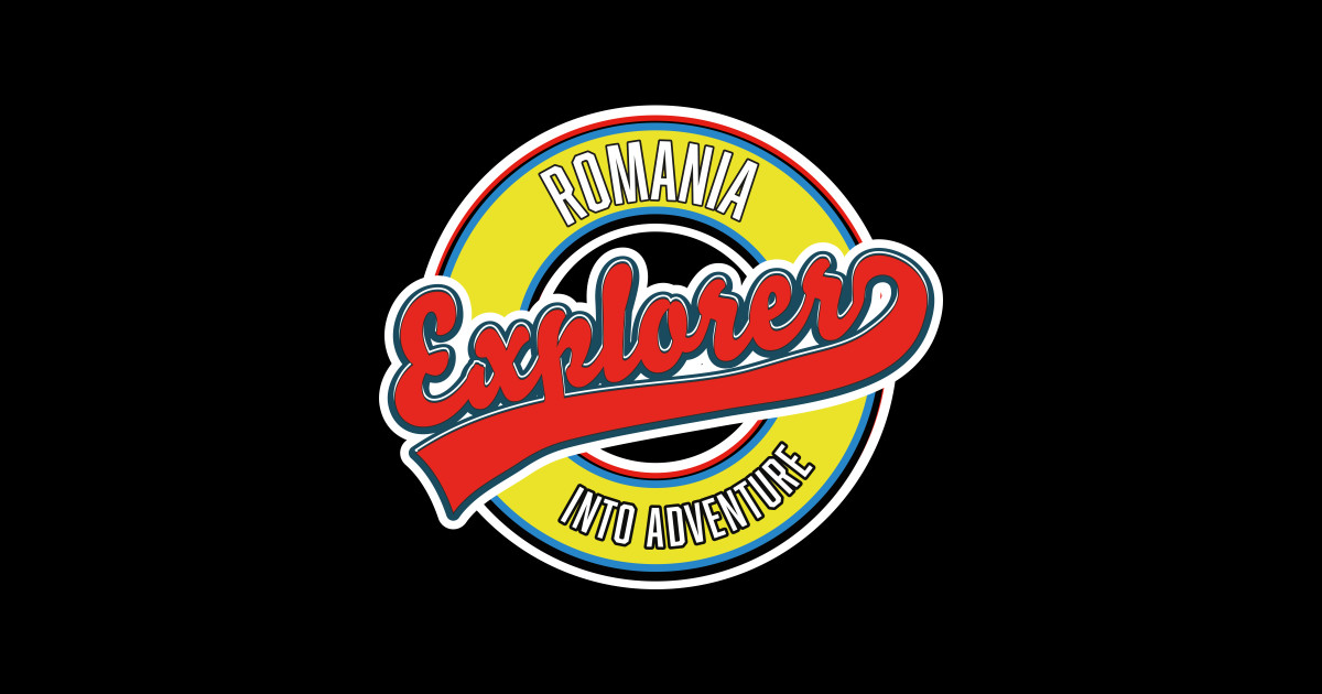 Romania explorer into adventure logo - Romania Explorer - T-Shirt ...