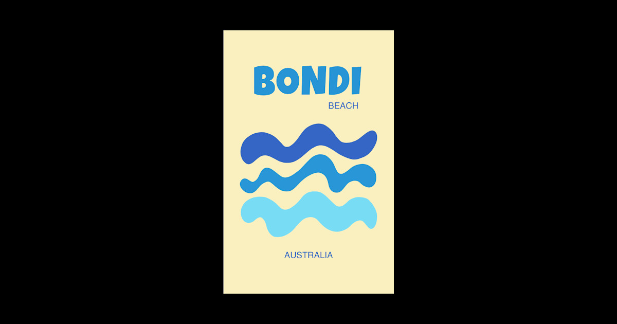 Bondi Beach Australia - Bondi Beach - Sticker | TeePublic
