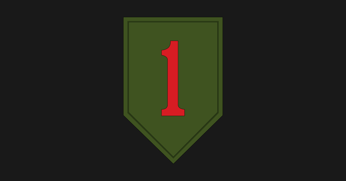 1st Infantry patch - 1st - T-Shirt | TeePublic