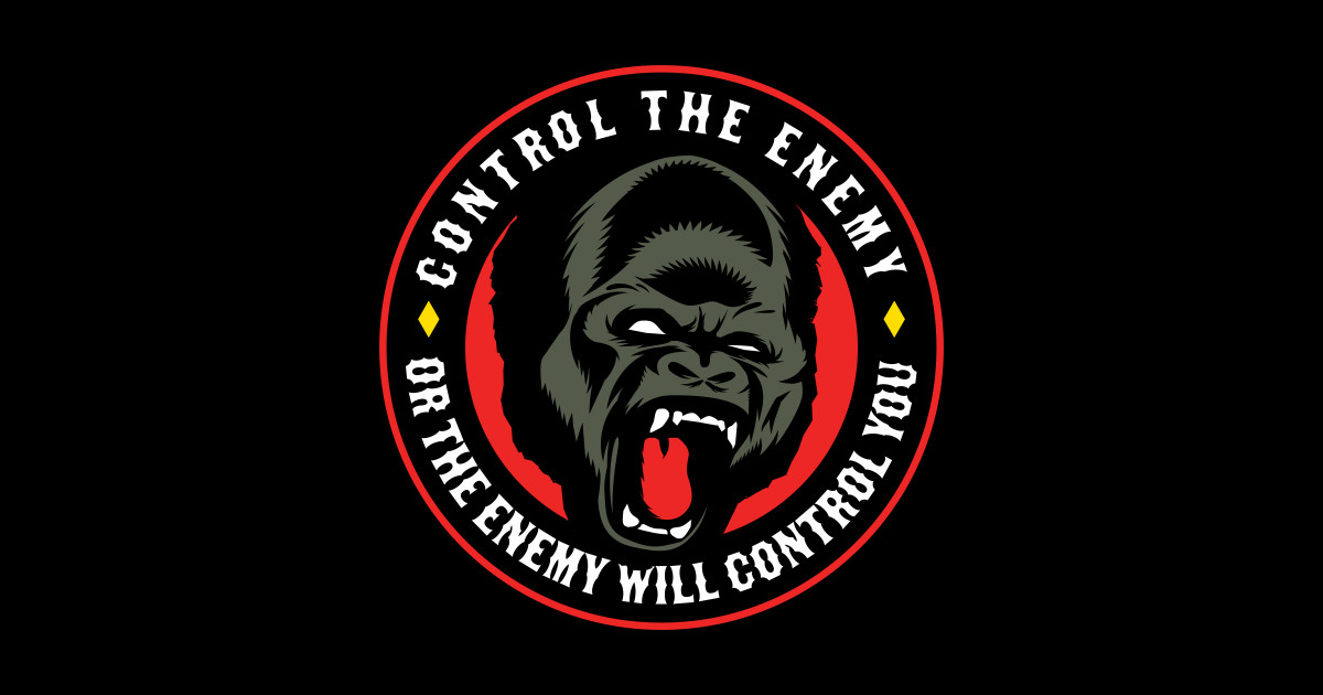 Control the Enemy - Enemy - Sticker | TeePublic