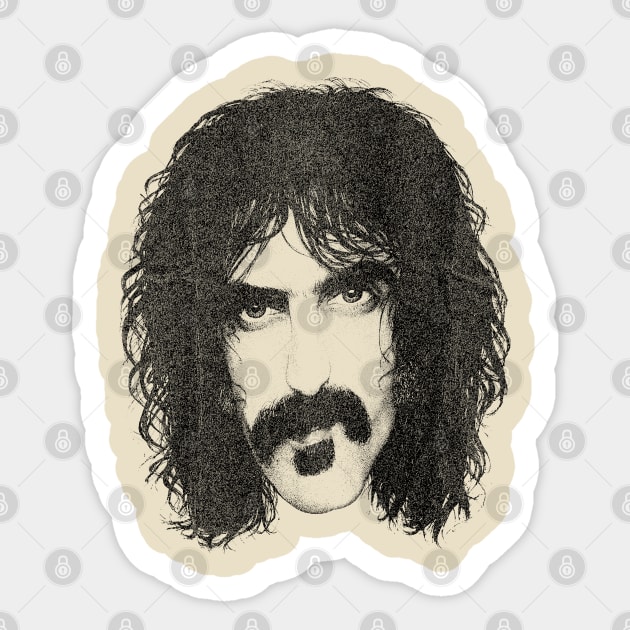 Zappa - Pencil Art - Zappa - Sticker | TeePublic