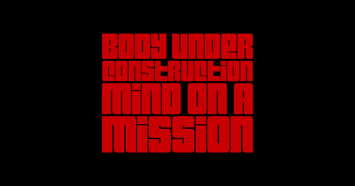 Body under construction - Exercise And Fitness - Sticker | TeePublic