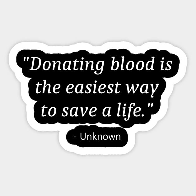 World Blood Donor Day - Blood Donor - Sticker | TeePublic