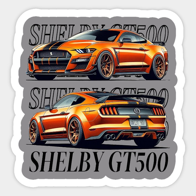 Mustang Shelby GT500 - Mustang - Sticker | TeePublic