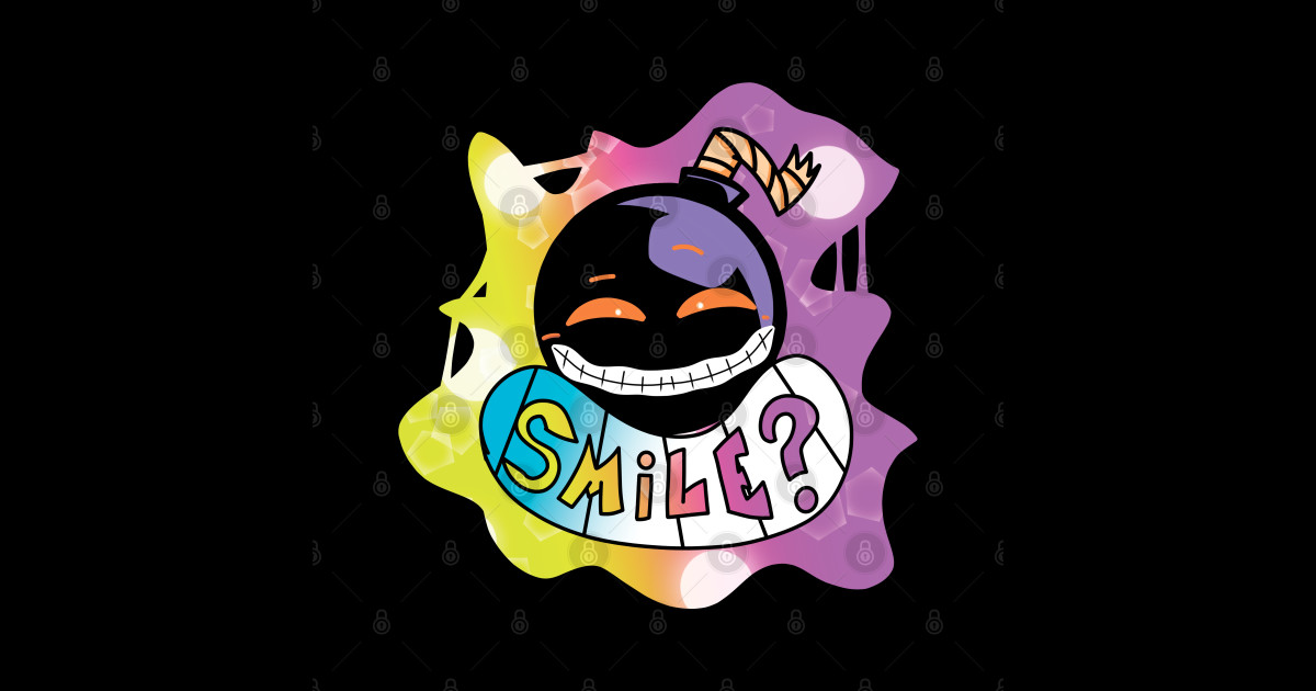 Fnf Whitty mod character graffiti smile - Emoji Fnf - Pin | TeePublic