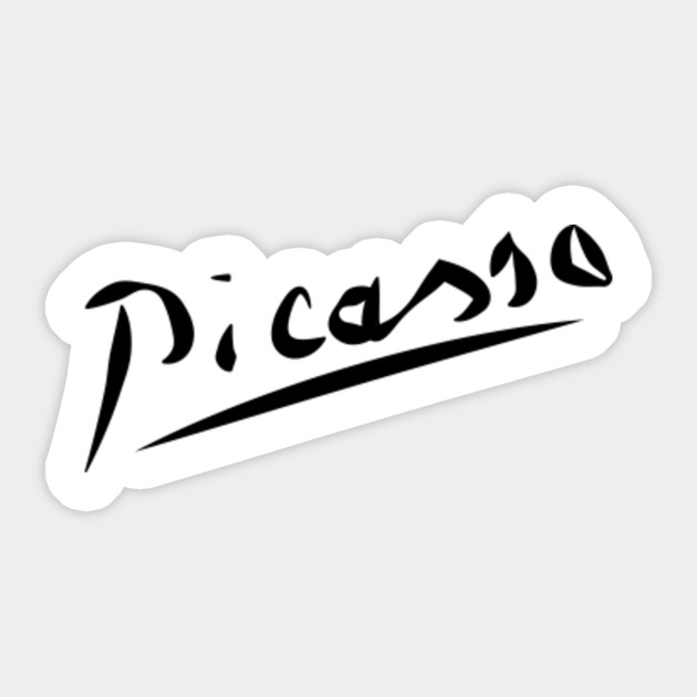 Picasso Signature - Picasso - Sticker | TeePublic