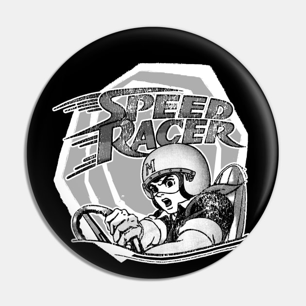 Vintage Go Speed Racer Go Go!!! - Speed Racer - Pin | TeePublic