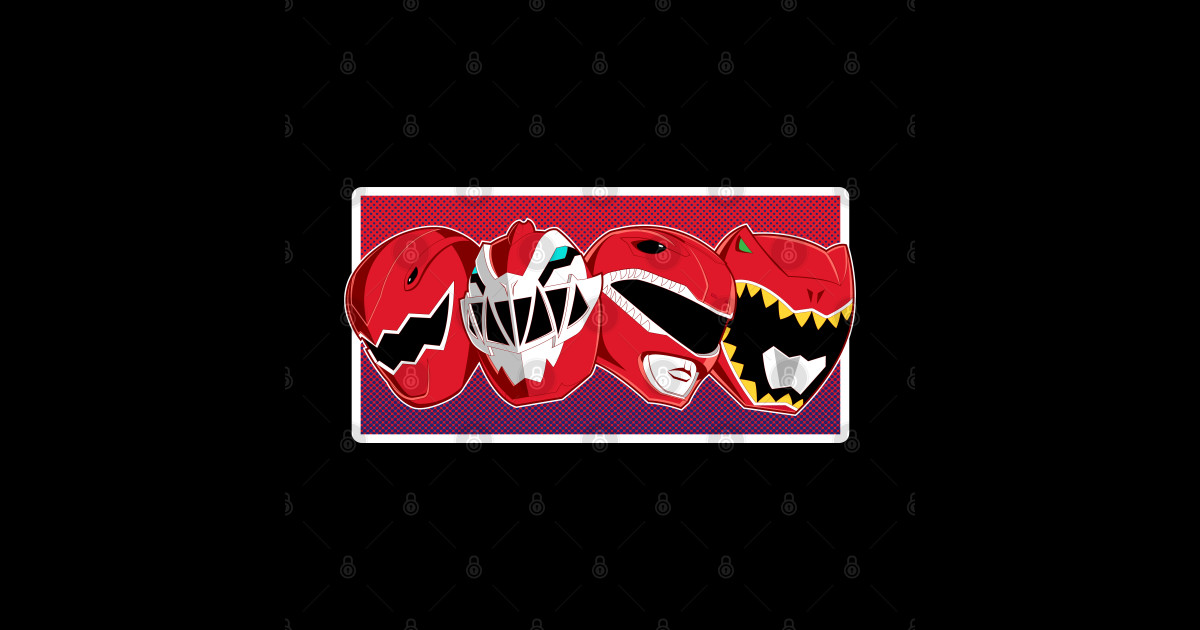 Forever Red Dino Rangers! - Power Rangers - Posters and Art Prints ...
