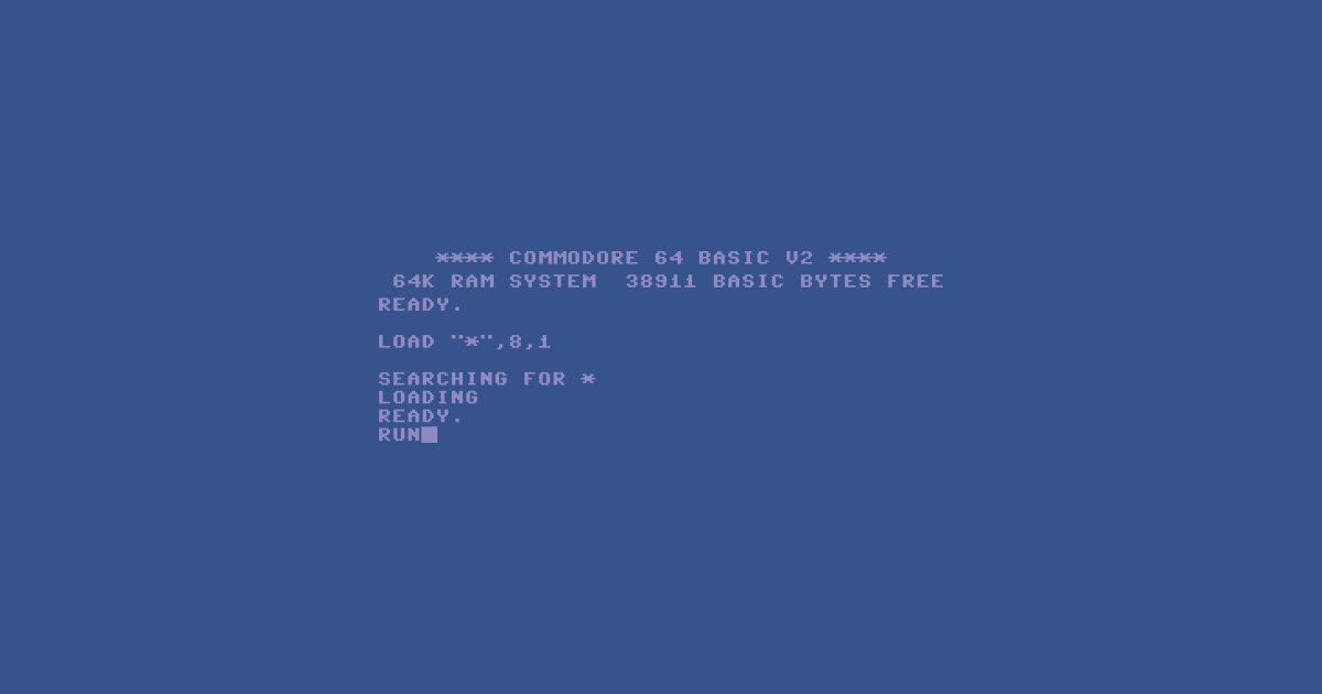 Commodore Boot Screen Disk Load - Retrogaming - T-Shirt | TeePublic