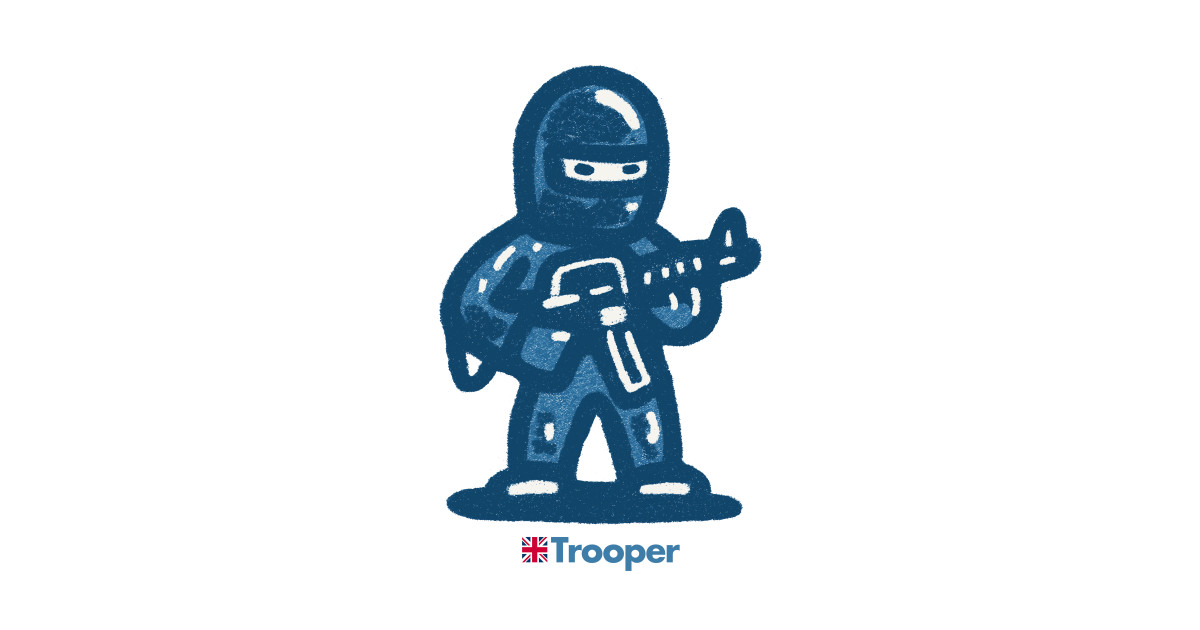 Cute Trooper - Soldier - T-Shirt | TeePublic