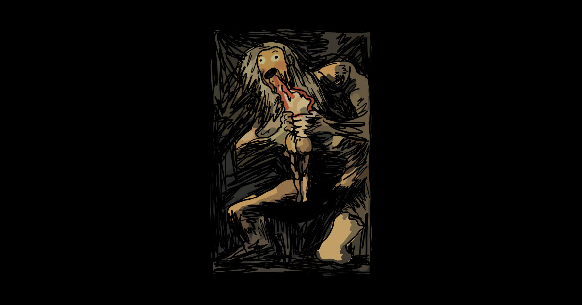 Saturn Devouring His Son Goya Parody Doodle Goya Posters And Art