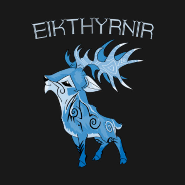 Graceful Guardian of the World Tree: Eikthyrnir, the Stag - Eikthyrnir ...