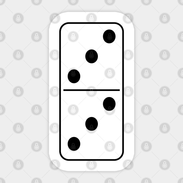 Domino Costume Double 3 - Domino - Sticker | TeePublic