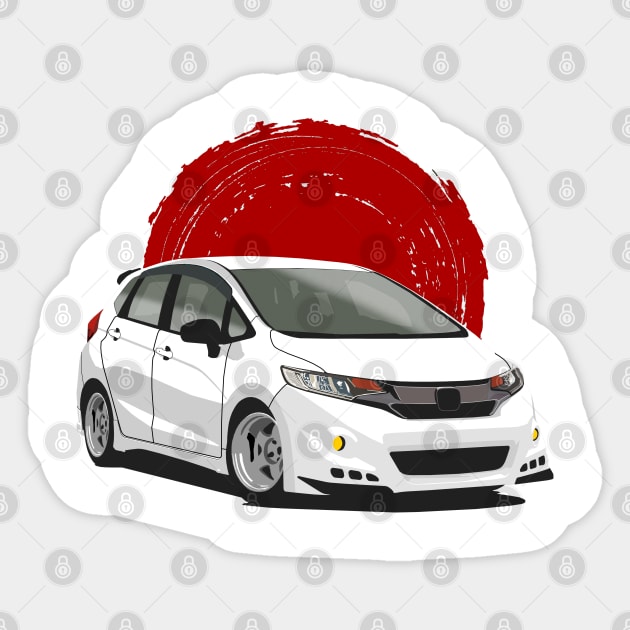 Honda Fit Jazz Gk5 - Honda - Sticker | TeePublic