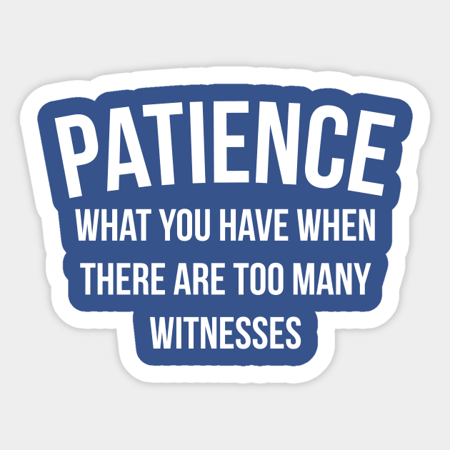 patience funny