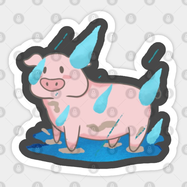cute dancing pig