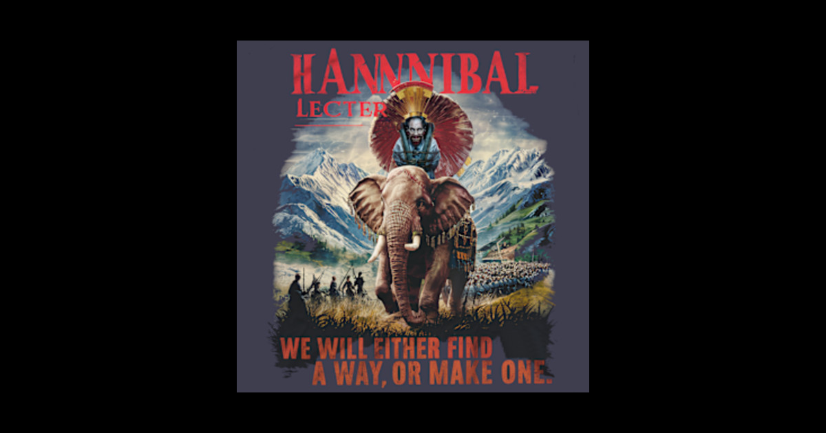 Hannibal as Hannibal - Hannibal - Sticker | TeePublic