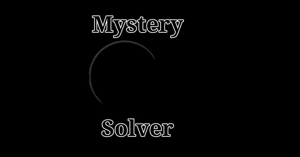 Mystery Solver Magnifying Glass - Mysterysolver - Sticker | TeePublic