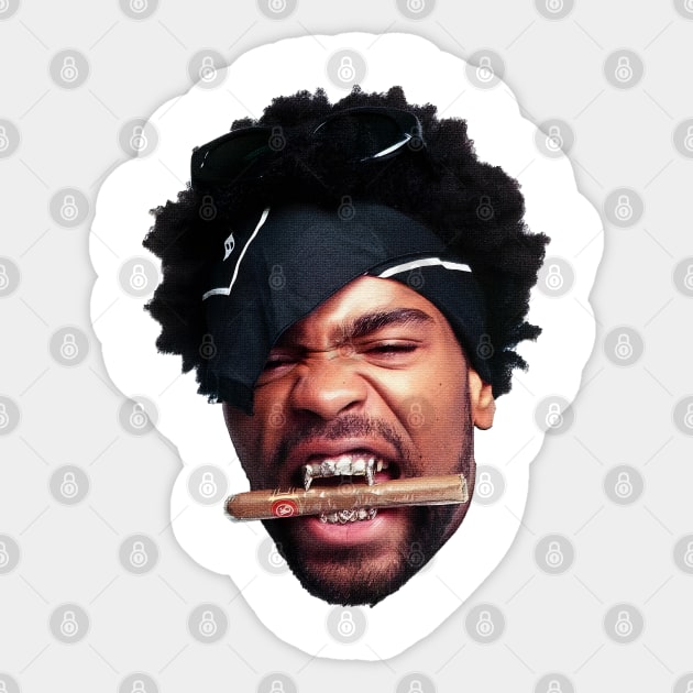 Full Face Method Man - Method Man - Sticker | TeePublic