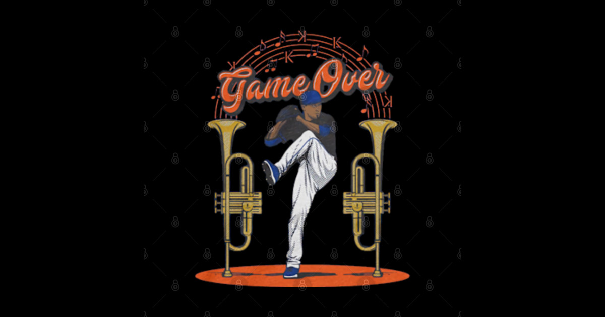 Edwin Diaz Game Over - Edwin Diaz - Sticker | TeePublic