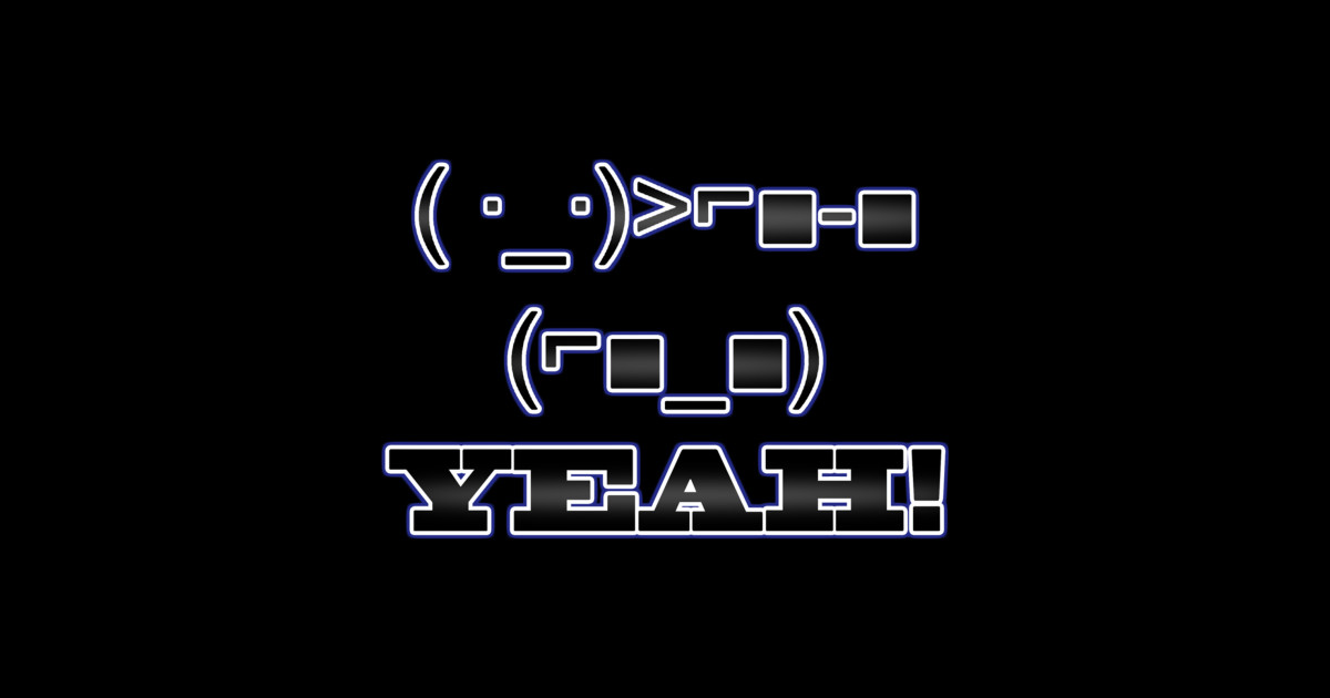 YEAH! Emoticon - Meme - Sticker | TeePublic