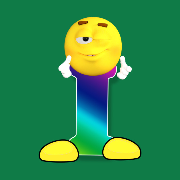 Letter I Alphabet Smiley Monogram Face Emoji Shirt for Men Women Kids ...