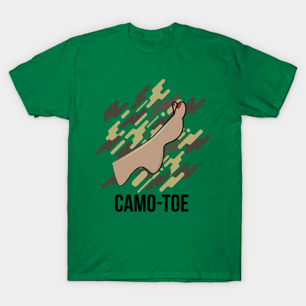 Camo-Toe - Camo Toe - T-Shirt | TeePublic