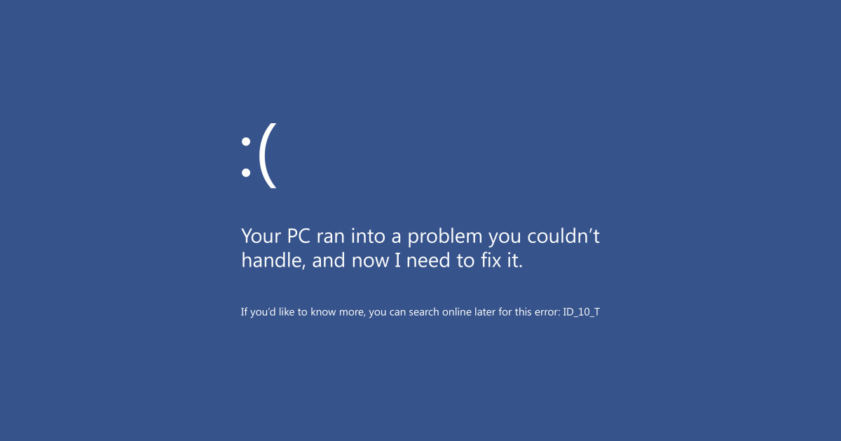 Error Code: ID_10_T - Tech Support - T-Shirt | TeePublic