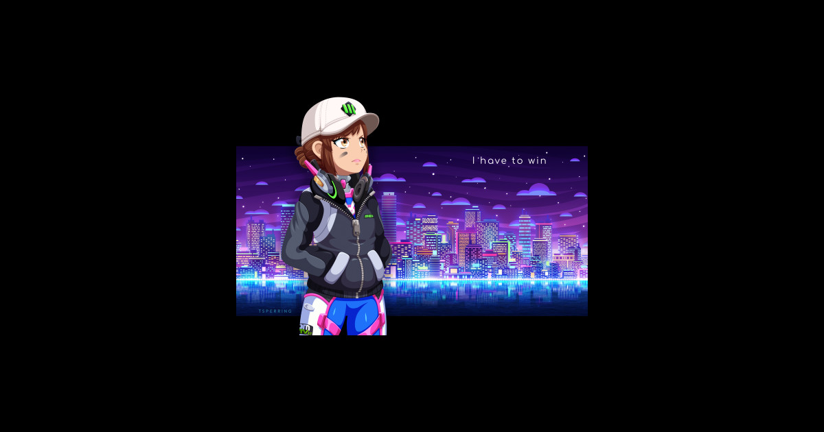 D.Va Shooting Star - Overwatch - Sticker | TeePublic