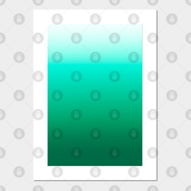 Forest Green Gradient - Forest Green Gradient - Posters and Art Prints ...
